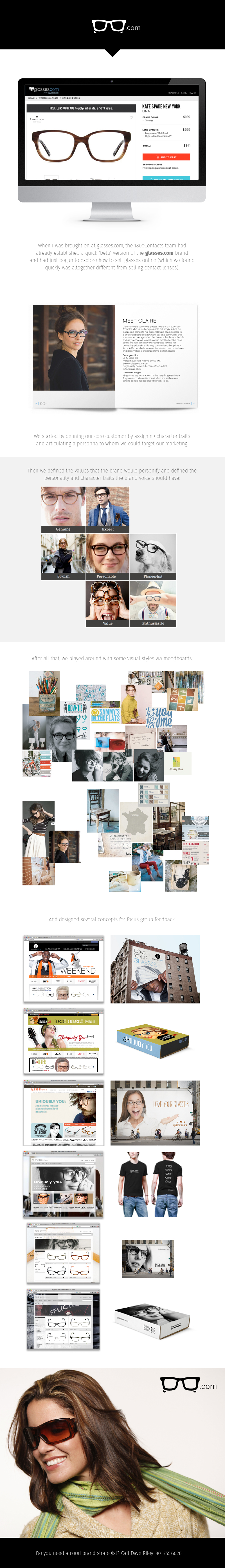 Glasses.com Brand Strategy | David G Riley